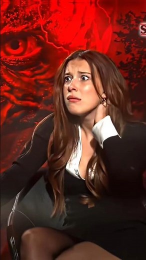 Millie Bobby Brown (Eleven) reaction, Eleven interview scene, #fictionalcharacter #netflix