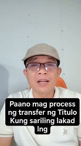 Paano mag process ng transfer ng Titulo, Para sa mag sariling lakad or DIY. #propertytips #property #lupaph #realestate #realproperty #TransferOfTitle | Boss RCT