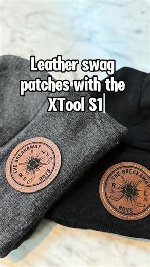 Making some swag with the @xtool.official S1 These leather patches engrave so nice and dark. Can literally engrave so much with this machine. Anyone be interested in DJ Tiling #merch if I start making some?? Hats, toques, shirts??? Let’s hear it in the comments ⬇️ Remember, discount link in bio  #xToolS1 #laserengraver #Enclosedlasercutter #Bestdiodelaser #tools #creator #merchendise #entrepreneurlife #toque #leather #patch #fashion | DJ.Tiling | Facebook
