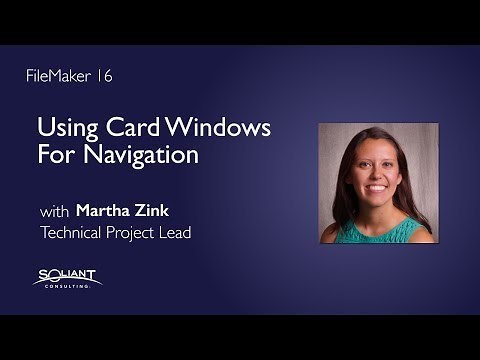 FileMaker Tip: Using Card Windows for Navigation