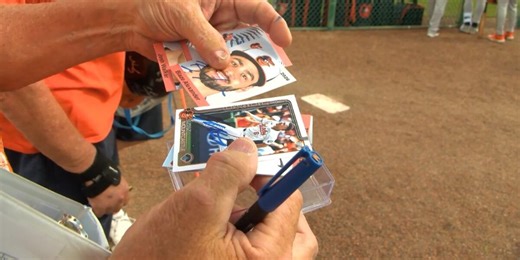 Trading cards and collecting memories