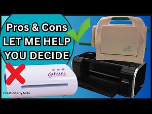 COMPARING DIE CUTTING MACHINES 😱 SHOCKING RESULT GEMINI SIZZIX INTRI-CUT ELECTRIC & MANUAL MACHINES