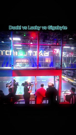 Duck! vs Lucky vs Gigabyte #battlebots #battle #bots #robotwars #robot #war