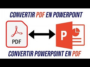 💪💪 Cómo Convertir archivos PDF A POWERPOINT y POWERPOINT a PDF 2022 😛😛