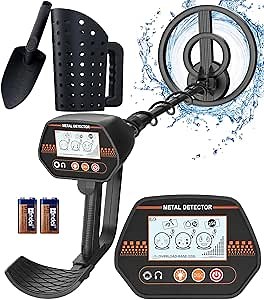 MD-4070 Kids Metal Detector with Accessories, Sand Scoop and Shovel