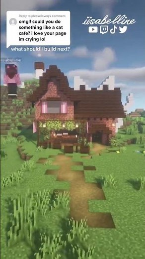 Minecraft Cat Cafe Build