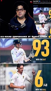 Marco Jansen DESTROYS India! 😳 6 Wickets + 93 Runs | Dream All-Round Show | #INDvSA
