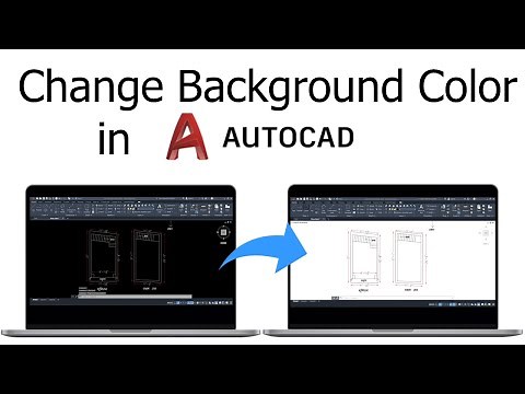 How to Change background color in AutoCAD (Light Theme)