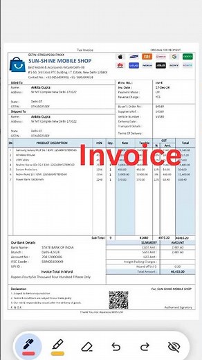 Best gst invoice billing software #tax #gst #shorts