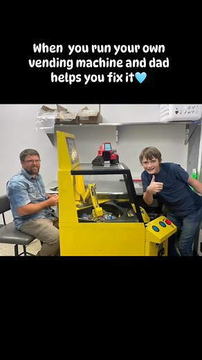 When your homeschool kid fixes his own vending machine…with a little help from dad. | The Laundrette