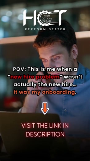 it was my onboarding...