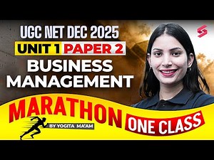 UGC NET Management Paper 2 | UGC NET Management Unit 1 | Business Management UGC NET By Yogita Ma'am