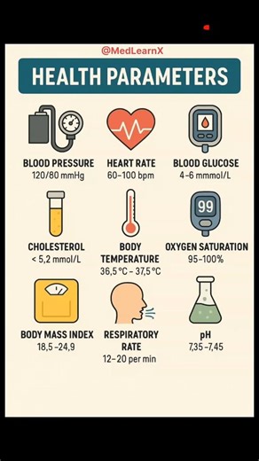 Health Parameters 🩺| #trending #shortsfeed #shorts #viral #nature #calisthenics #health #ytshorts