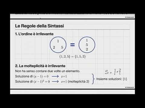 LEZIONE 01 : Il linguaggio degli insiemi