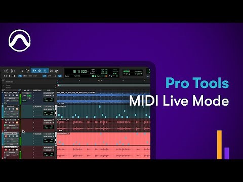 How to Use Pro Tools MIDI Live Mode