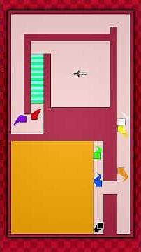 Square Race 2D - battle royale EP.01 🟦🟩🟨🟥🟪🟧⬛⬜