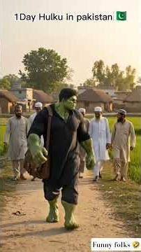 Hulku First day Spy at Pakistan #hulk #ytshorts #trend #animation #ai #aihulk #hulkshort #viral