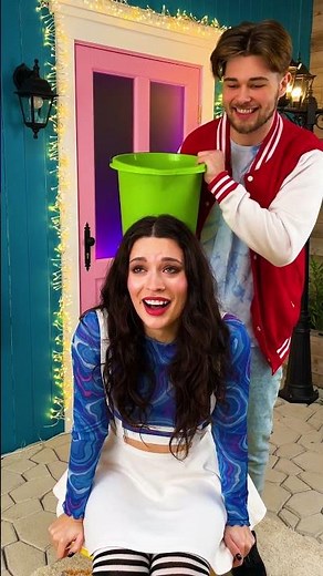 Splash-tastic Ice Bucket Challenge! 🌊😂 #shorts