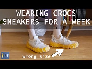 I Wore Crocs Sneakers For A Week - FULL REVIEW EXPERIENCE