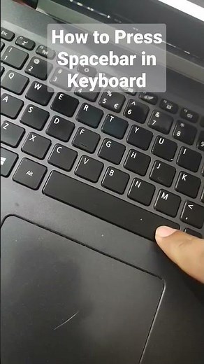 How to press Spacebar In keyboard