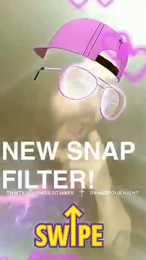 👻 Celebrate the release of #AMERICA with Snapchat! Unlock the brand new MARS lens inspired by #DangerousNight: http://smarturl.it/MARSlens | THIRTY SECONDS TO MARS