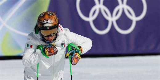 Olympic athletes visualizing the course before competition
