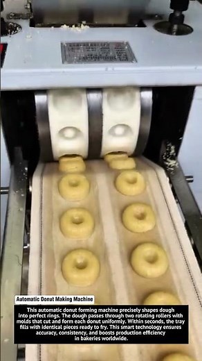 Automatic Donut Making Machine – High-Speed Dough Shaping Innovation!