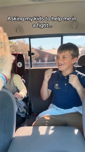 Asking my kids to help me fight 😂 #kidfight #kidfightprank #fight #bo | Yasmin Pinto