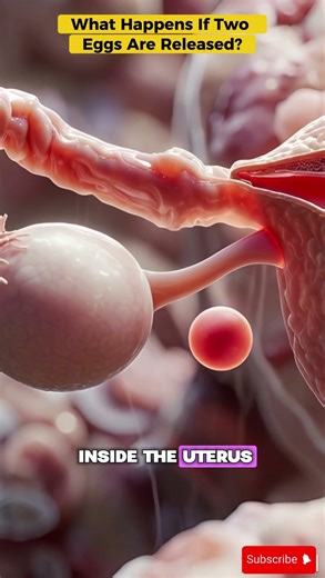 What Happens If Two Eggs Are Released? | Double Ovulation Explained in 3D