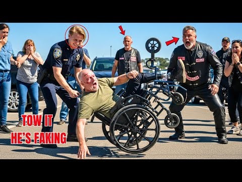“Tow It. He’s Faking,” the Officer Mocked —Five Minutes Later Hells Angels Blocked Every Exit