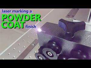 Fiber Laser Marking Powder Coated Aluminum