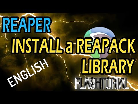 #025 - ▶️ How to install an external ReaPack library [FLASHtorial - ENGLISH]
