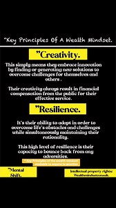 Effective Principles of a “ Wealth Mindset available to all who intensely desire Wealth and Personal Growth. #selfimprovement SUPPORT and FOLLOW REELS 🌟(Post Engagement Monetization) | Rita Oboh