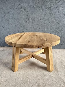 Handcrafted Reclaimed Barnwood Stool: Rustic Farmhouse Decor - Etsy