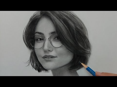 Drawing Real Face like a pro and shade it |Portrait with Graphite Powder and Pencil | Step-by-Step