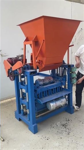 6 inch hollow block moulding machine pavement block makeing machine cheap price in Nigeria #concrete