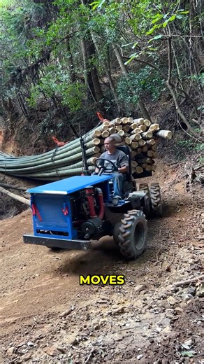 Log Transport System. #TractorWork #FarmingInnovation #HeavyLoadTransport | Gizmo Trends
