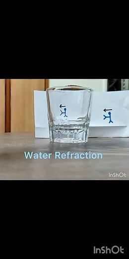💧🔍 Water Refraction – Magic Mirror Flip! #experiment #diy #kids #science
