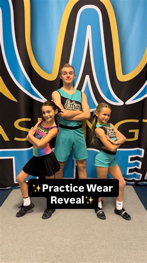 1.3K views · 32 reactions | 2025/2026 Practice wear reveal ✨ | Washington Extreme All Star Cheer | Facebook