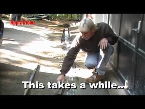 Channel Drain, Driveway Drain, Install
