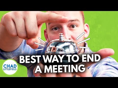 5 Smart Ways To End A Meeting Or Event