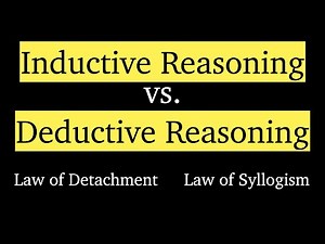 Inductive Reasoning vs. Deductive Reasoning