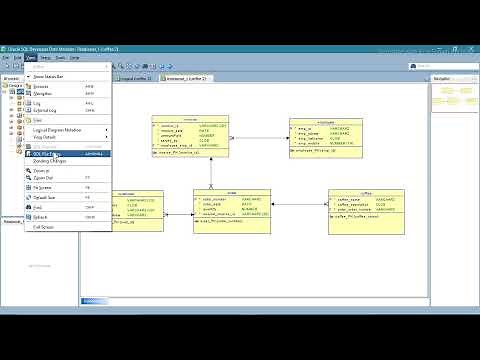 how to generate SQL script in sql data modeler