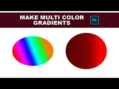 How to Make Multi Color Gradients in Photoshop | Easy & Professional Tutorial