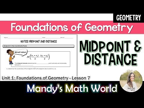 Midpoint and Distance in the Coordinate Plane
