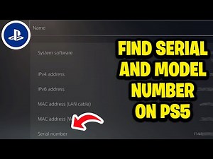 How To Find Serial and Model Number On PS5 - Fastest Guide