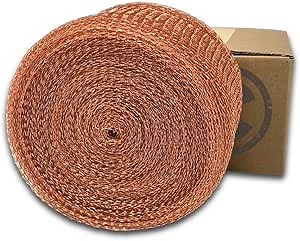 QueenBird Copper Mesh Rodent Control – 5" x 30 ft Roll – 100% Pure Copper for Hole Blocking, Distilling & DIY – Includes Scissors & Tool