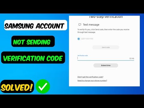 Samsung Account not sending Verification code (Quick fix)