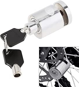 Windance Disc Brake Lock,Bicycle Safety Anti-Theft Locks,Electromobile Wheel Disk Lock for Motorcycle Road Cycle Mountain Bike
