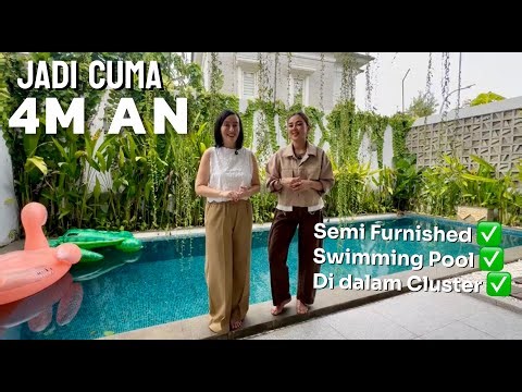 JADI 4M an Semi Furnished With Pool in the Savia Cluster BSD City